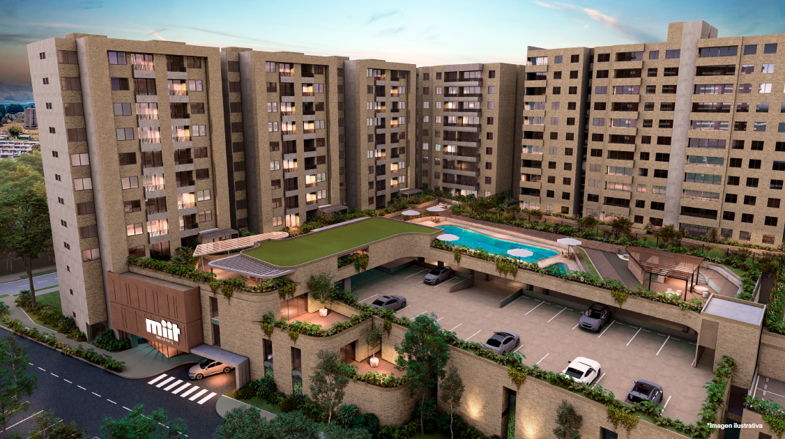 Proyecto apartamentos nuevos Miit Natural Living en Rionegro